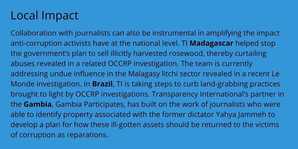 Joining forces - Blog - Transparency.org