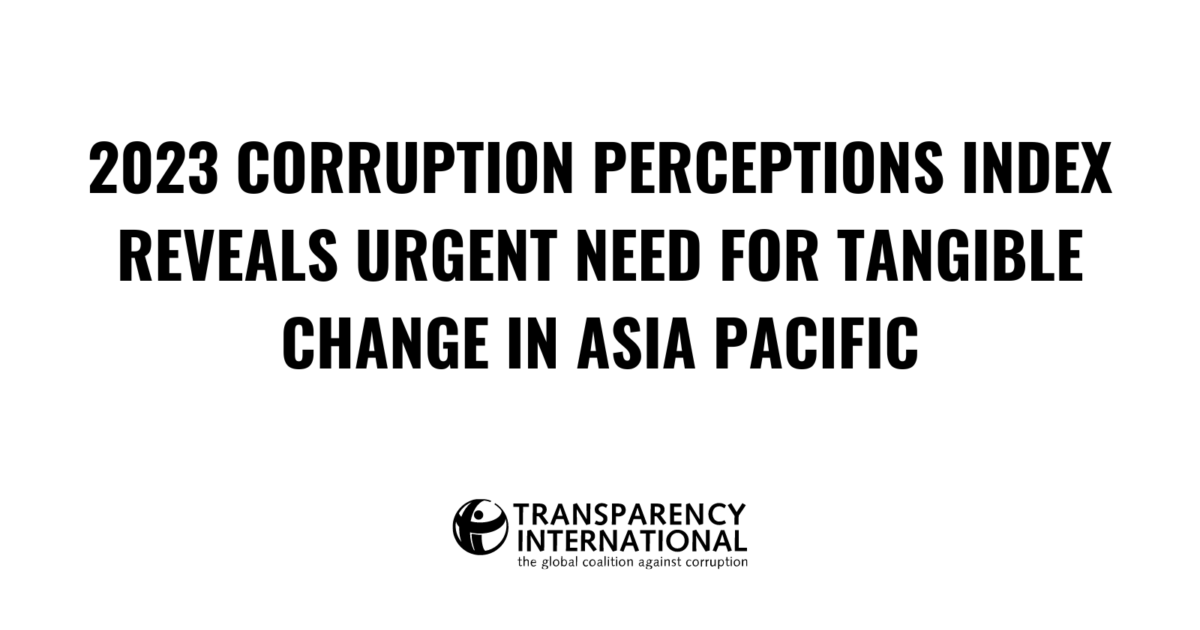 2023 Corruption Perceptions Index Reveals Urgent…