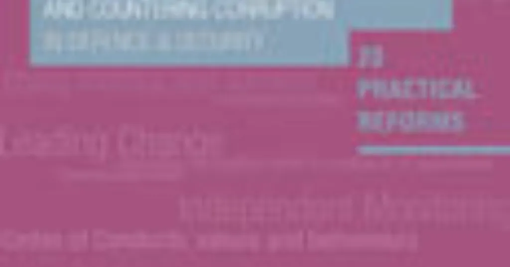 Building integrity and countering corruption in… - Transparency.org