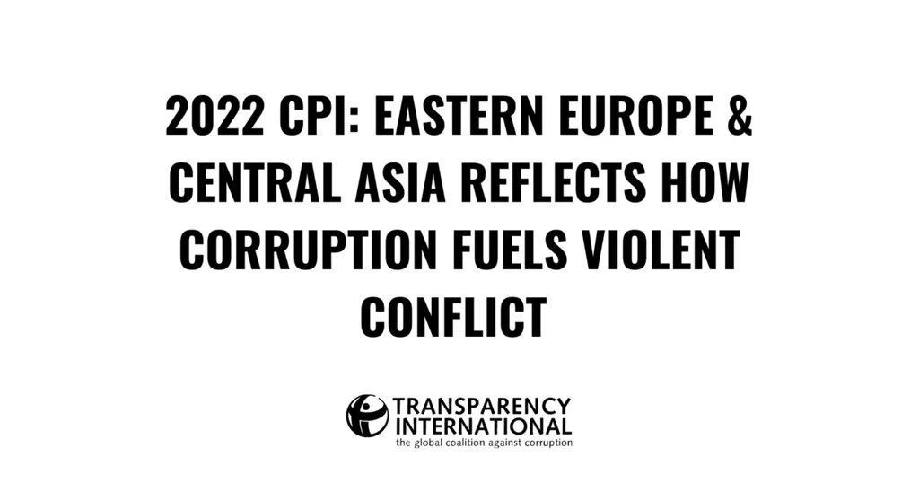 2022 Corruption Perceptions Index in Eastern… - Transparency.org